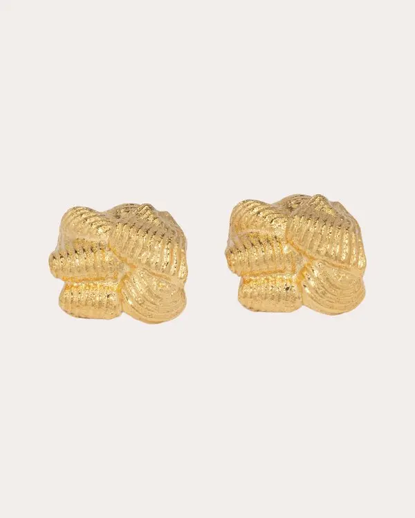 Completedworks Buttercream Stud Earrings - Gold