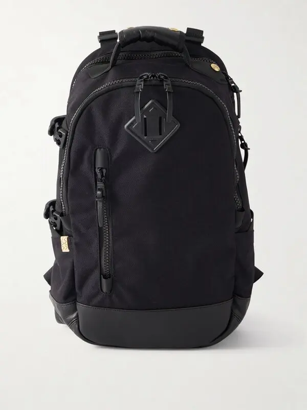 Visvim Leather-trimmed Cordura® Backpack - Black