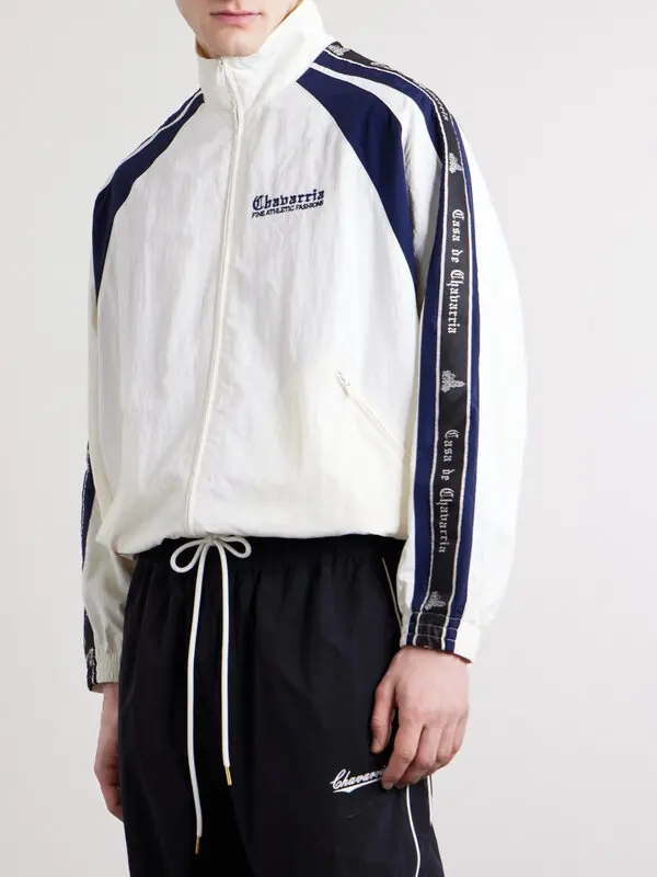 WILLY CHAVARRIA Casa De Chavarria Logo Jacket - White