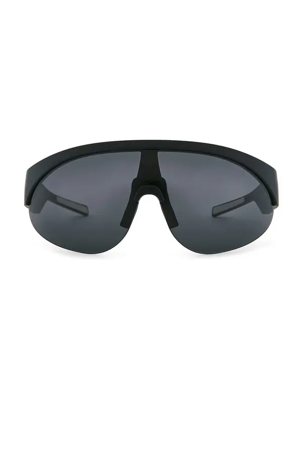 Moncler Myrr Oval Sunglasses - Black