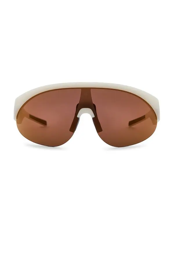 Moncler Myrr Oval Sunglasses - White