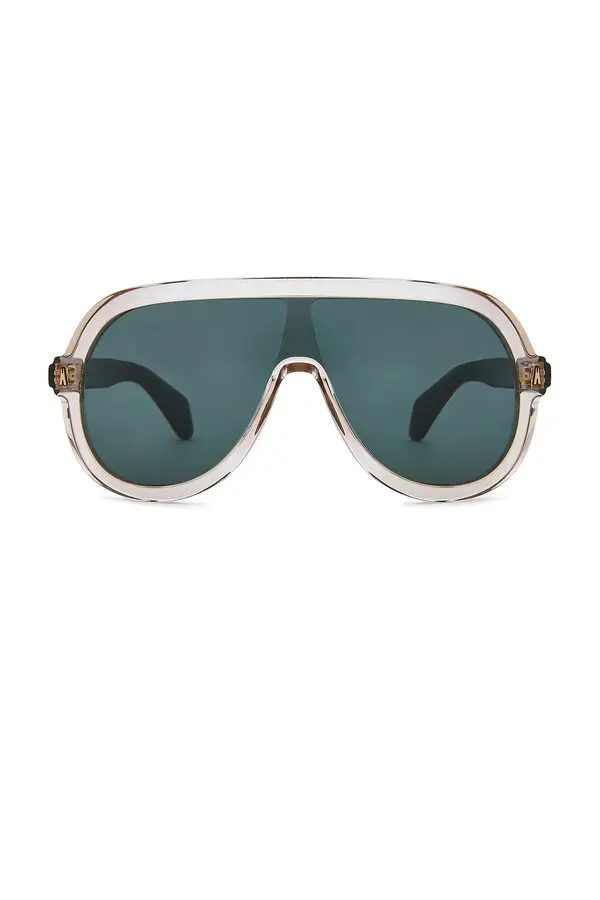 Moncler Sunsette Pilot Sunglasses - Clear