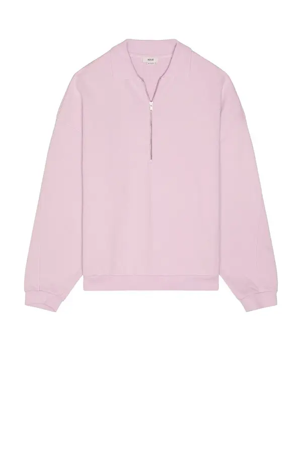 AGOLDE Pace Half Zip Sweatshirt - Aster