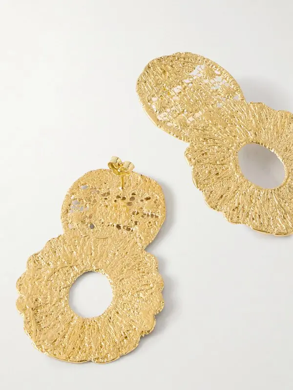 YSSO Amaryllis -plated Earrings