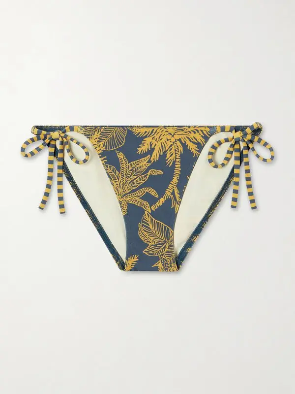 ERES Solarium Printed Bikini Briefs - Blue
