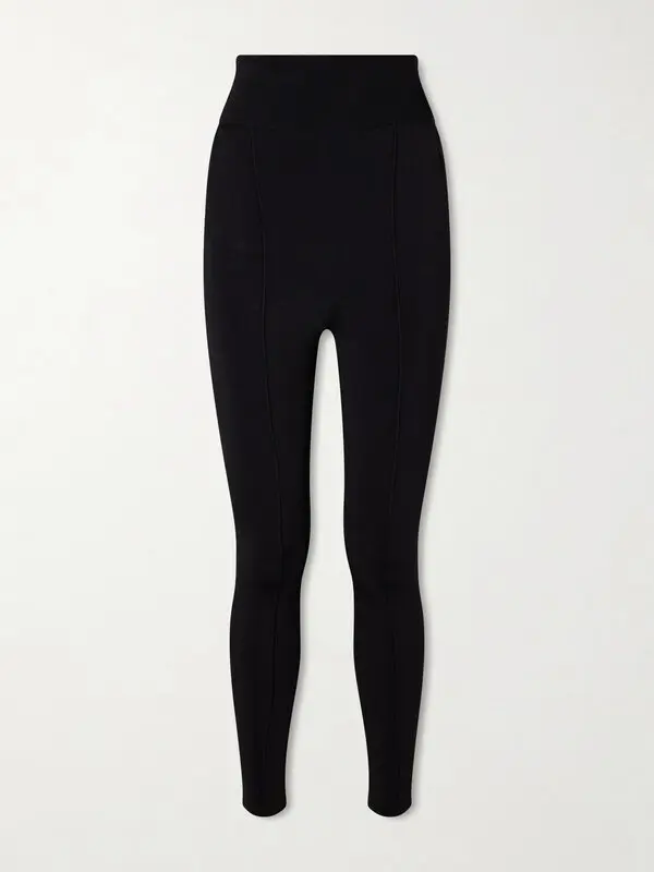 Chloé Paneled Stretch-knit Leggings