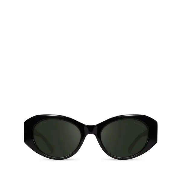 ASPINAL OF LONDON Evie Oval Sunglasses - Black