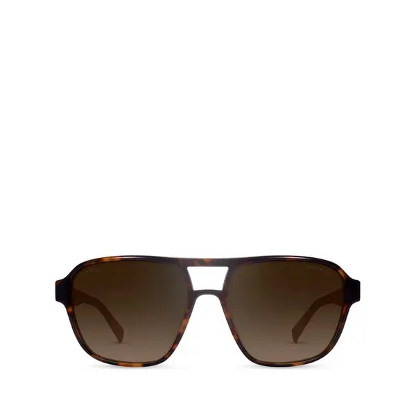 ASPINAL OF LONDON St. Barts Aviator Sunglasses - Brown