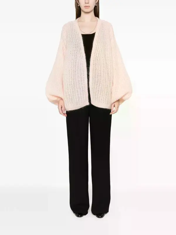 TOTEME Balloon-sleeve Cardigan - Pink