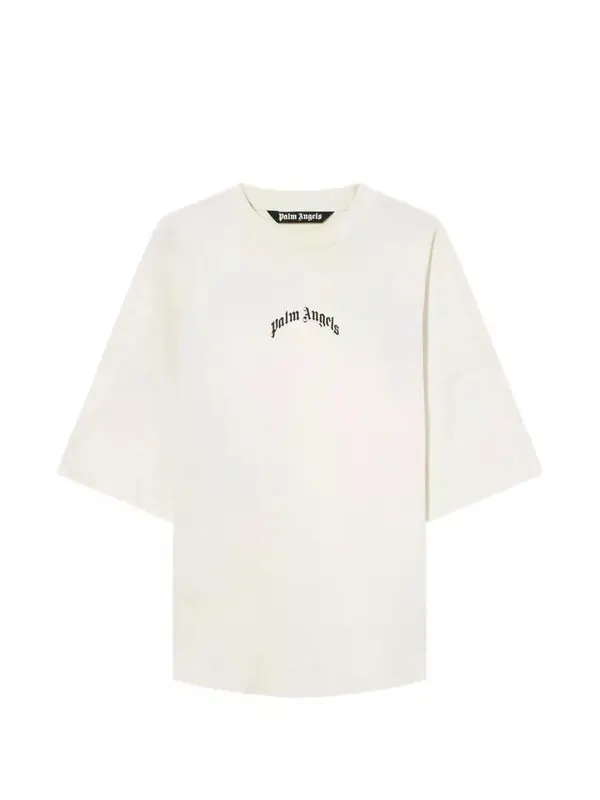 Palm Angels Classic Logo Over T-shirt - Neutrals