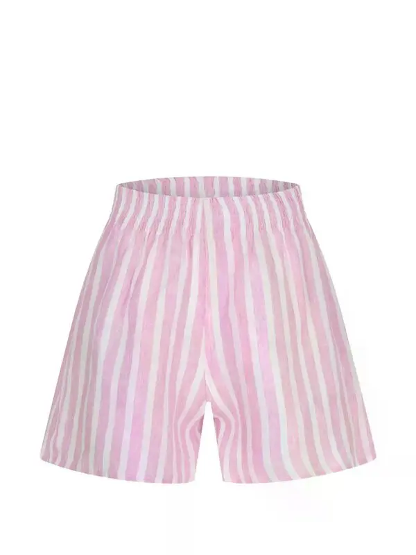 PARAMIDONNA Cora Striped Shorts - Pink