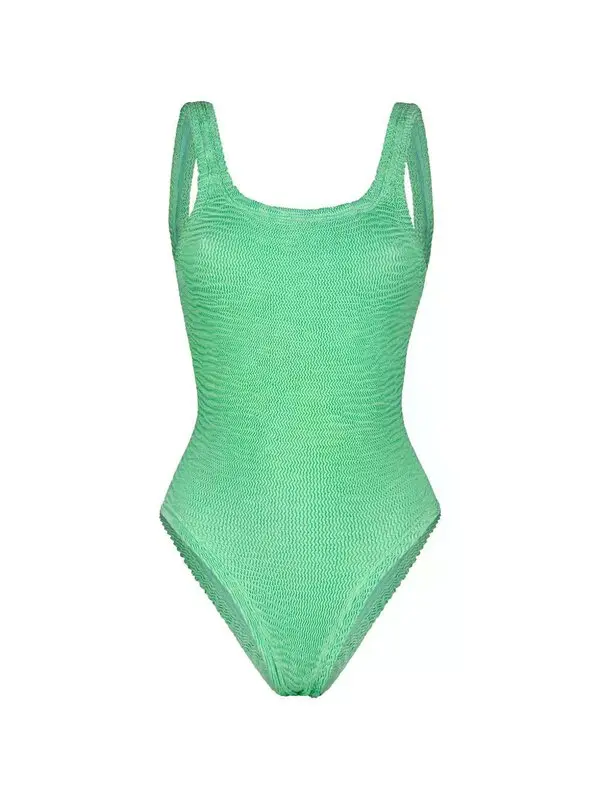 PARAMIDONNA Hailey Textured One Piece Swimsuit - Green