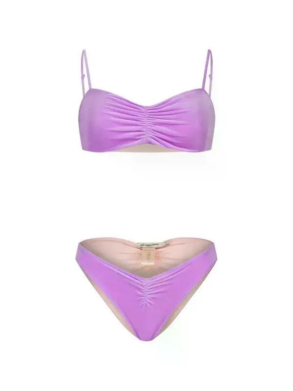 PARAMIDONNA Chiara Velvet Swimsuit - Purple