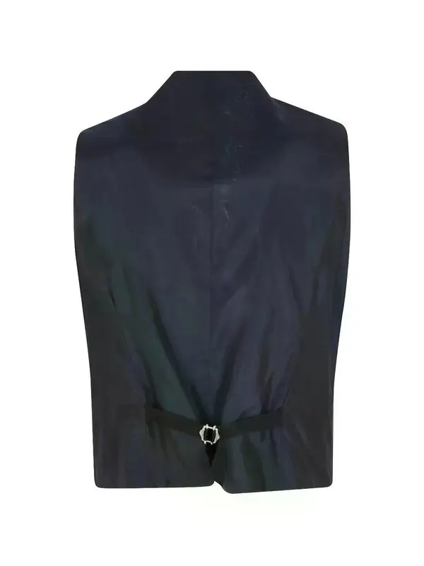 Tagliatore Button-fastening Vest - Blue
