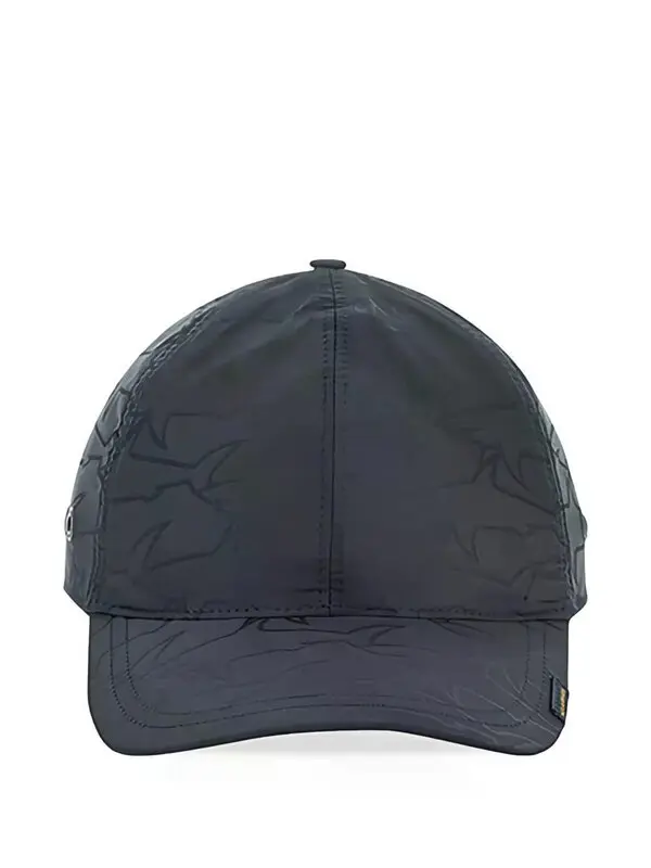 Paul & Shark Shark-print Baseball Cap - Blue