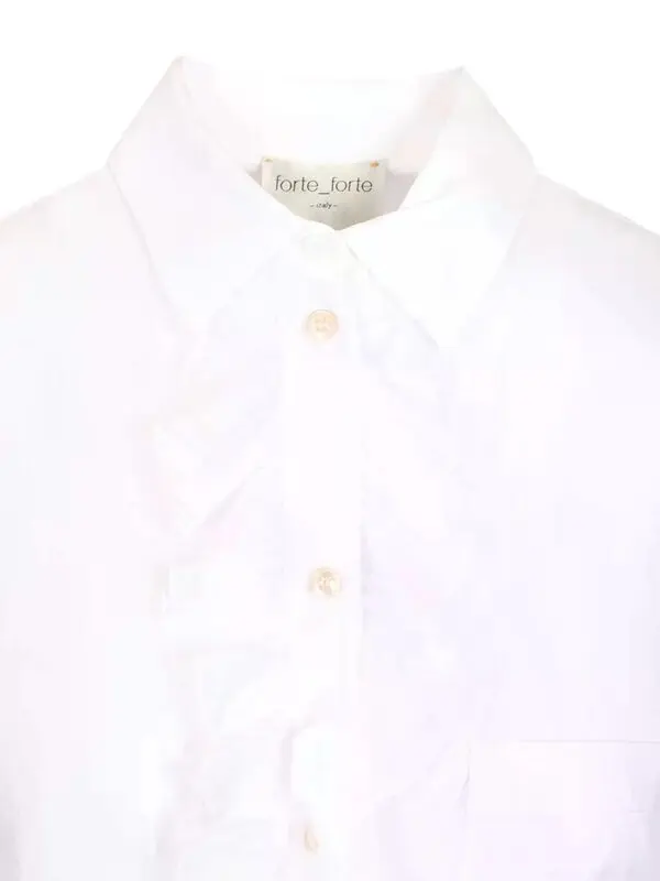 FORTE_FORTE Ruffled Buttoned Shirt