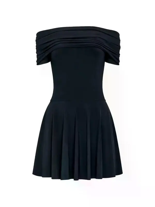 Norma Kamali Off-shoulder Mini Dress