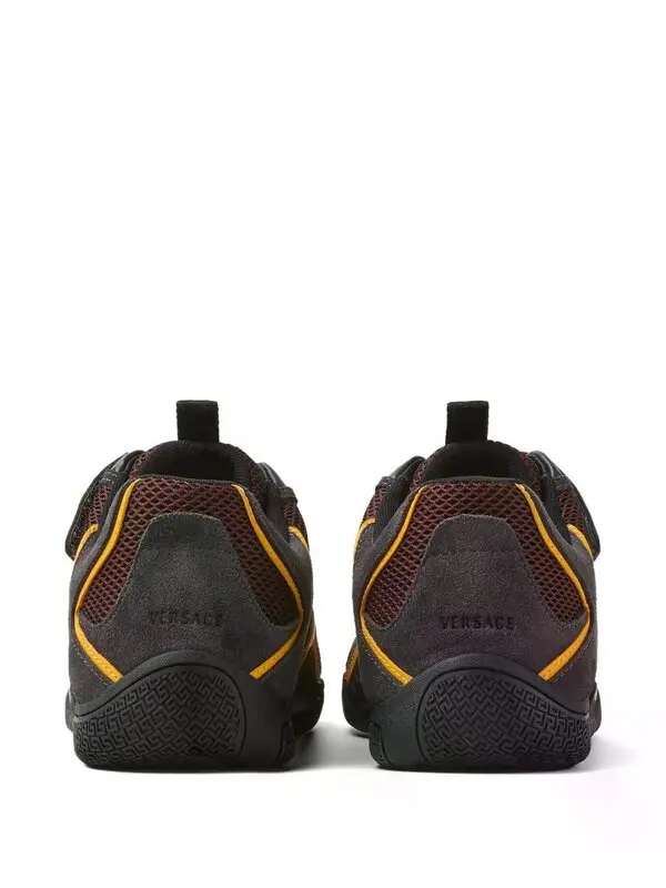 Versace Galaxia Suede Sneakers - Brown
