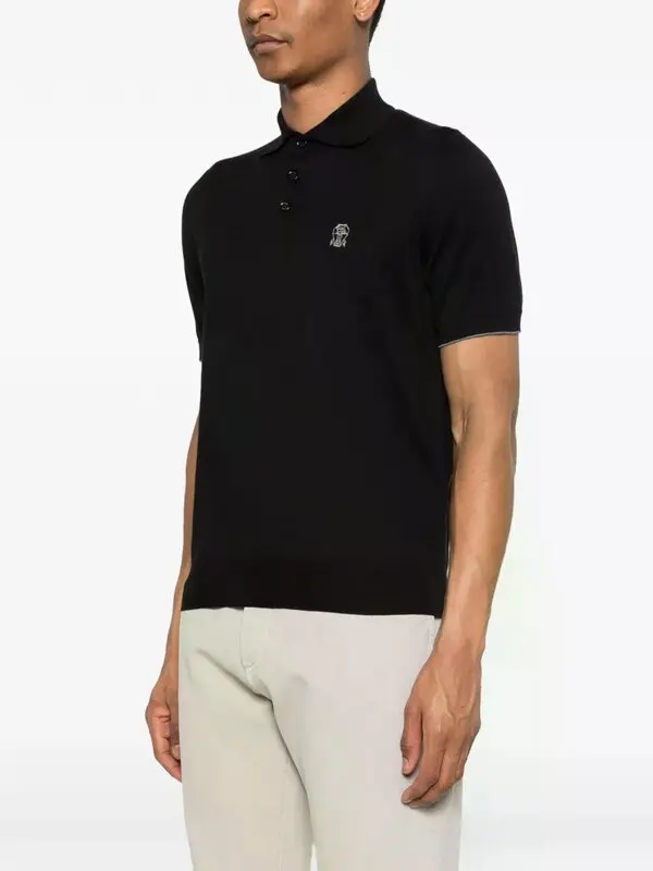 Brunello Cucinelli Logo Polo Shirt