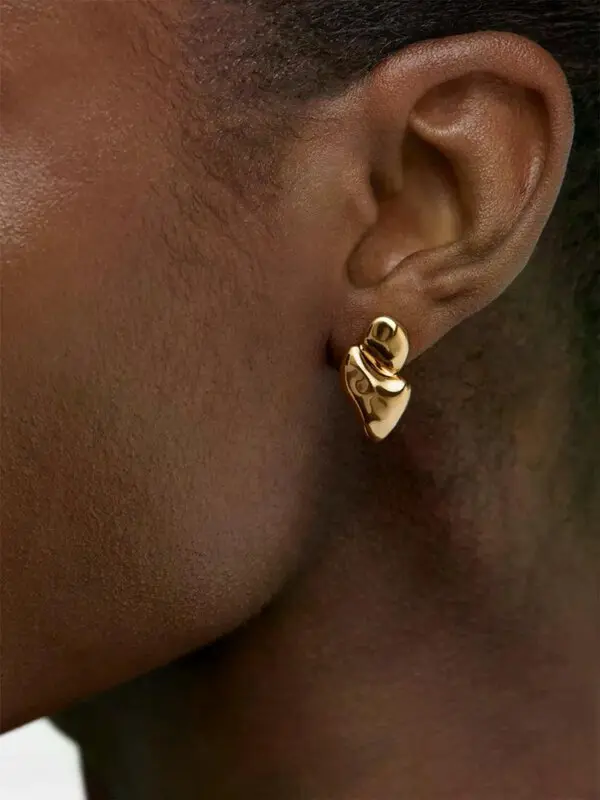 Monica Vinader Odyssey Stud Earrings - Gold