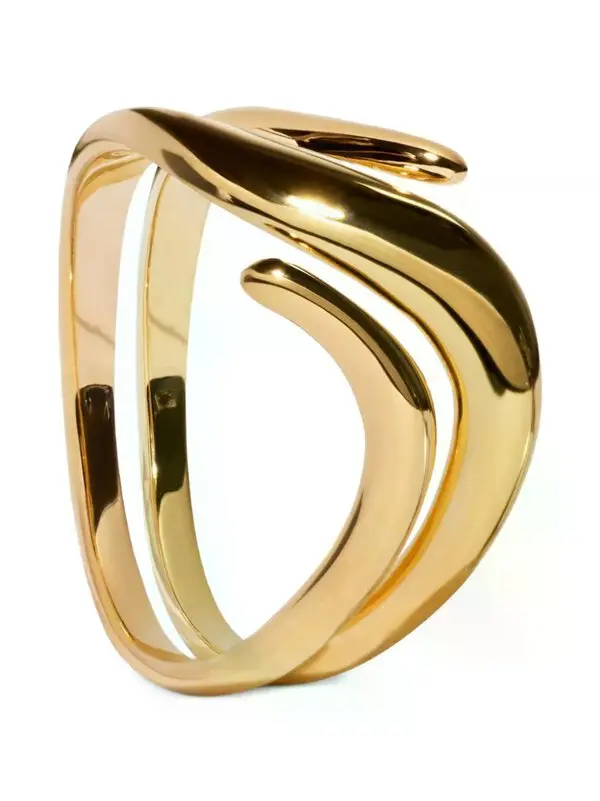 Monica Vinader Swirl Ring - Gold