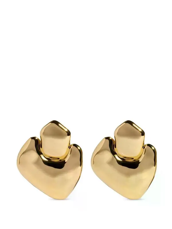 Monica Vinader Bold Stud Earrings - Gold