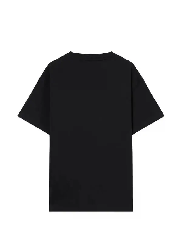 Palm Angels Neck-logo T-shirt - Black