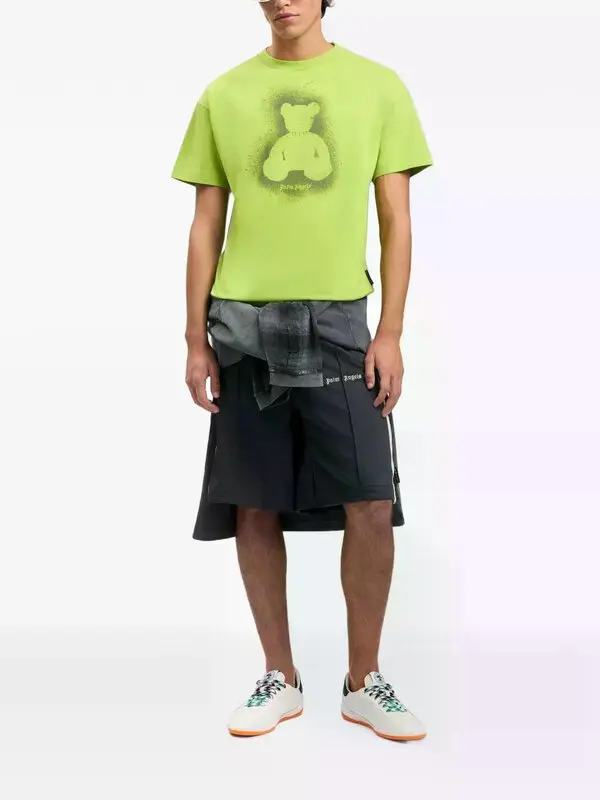 Palm Angels Spray Bear T-shirt - Green