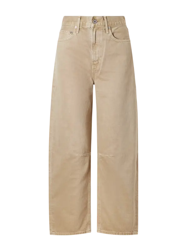 Citizens Of Humanity Miro Mid-rise Barrel Leg Jeans - Neutrals