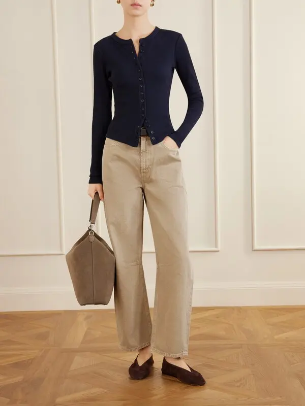 Citizens Of Humanity Miro Mid-rise Barrel Leg Jeans - Neutrals
