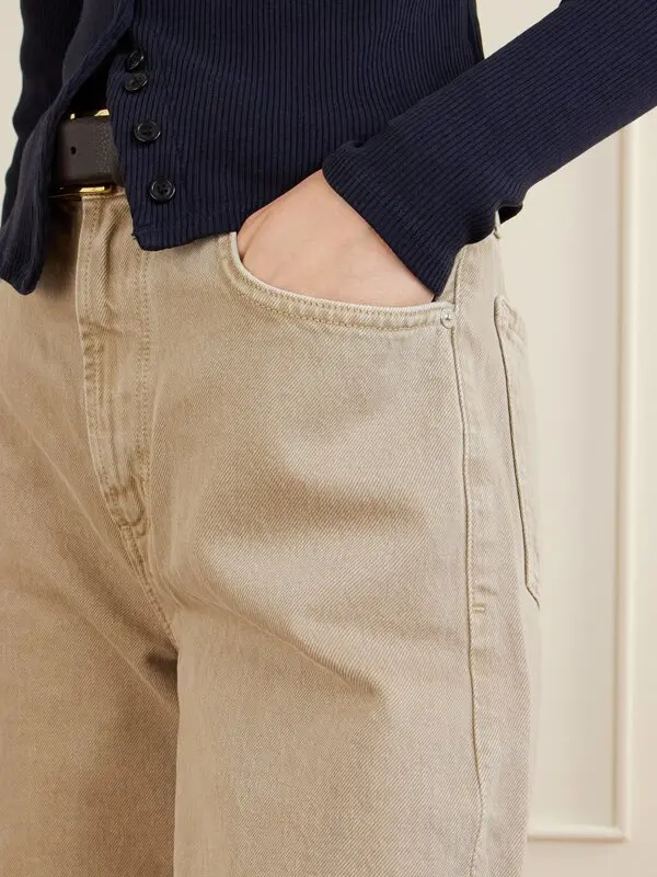 Citizens Of Humanity Miro Mid-rise Barrel Leg Jeans - Neutrals
