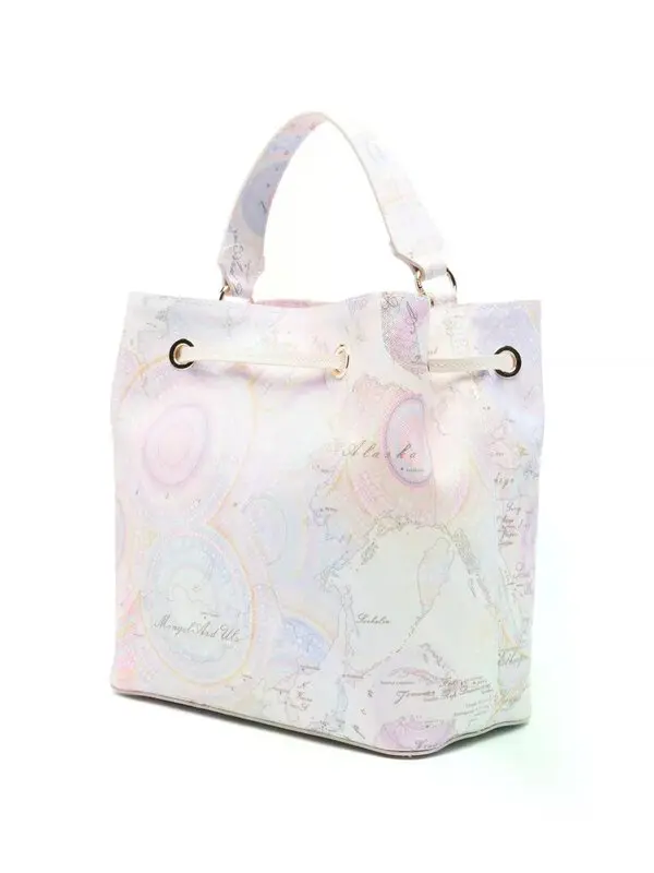 ALVIERO MARTINI 1° CLASSE Map-print Bucket Bag