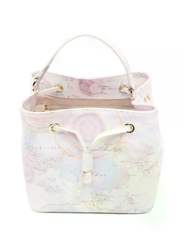 ALVIERO MARTINI 1° CLASSE Map-print Bucket Bag