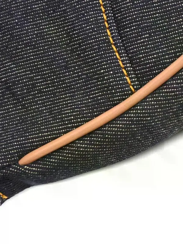 Dior 2011 Saddle Denim Tote - Blue