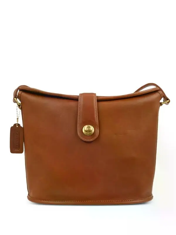 COACH 1990-2000s Nottingham Binocular Shoulder Bag