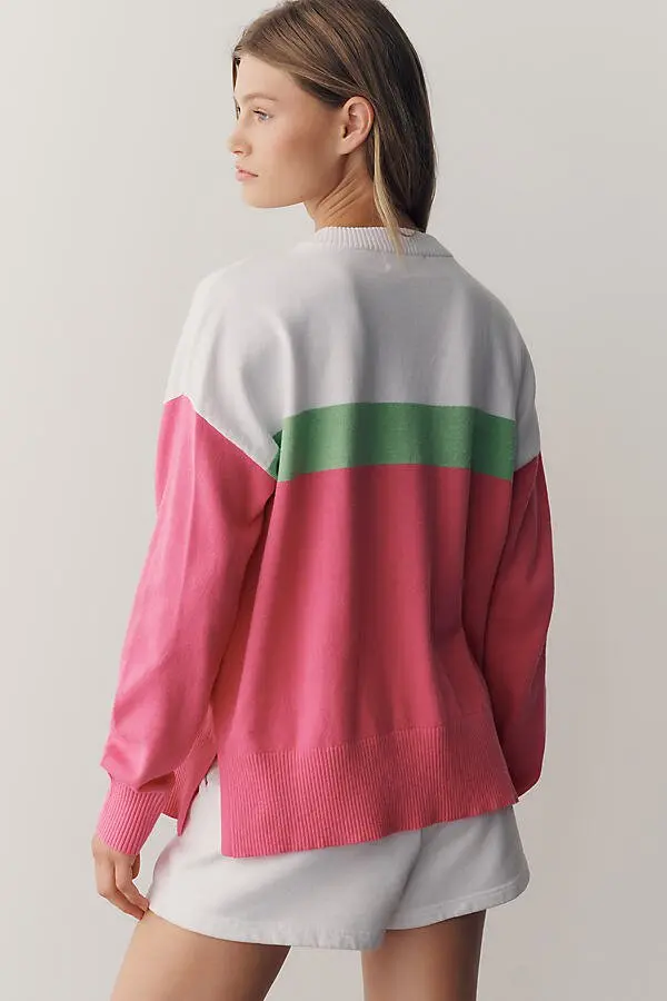 Beach Riot Callie Pullover Sweater - Pink