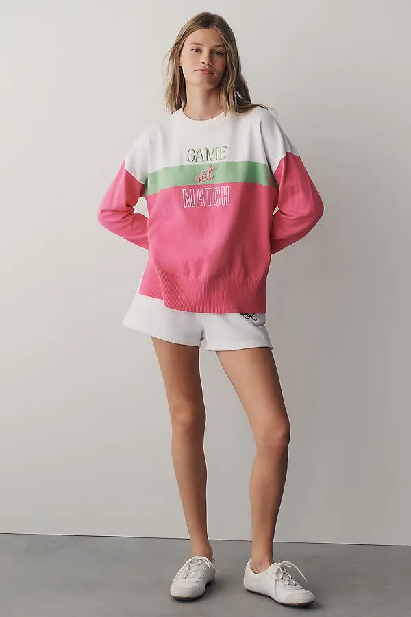 Beach Riot Callie Pullover Sweater - Pink