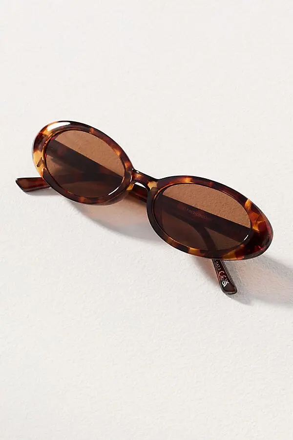 AIRE Slim Oval Fornax Sunglasses - Dark Tortoise