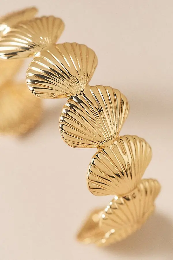 PANACEA Shell Motif Cuff Bracelet