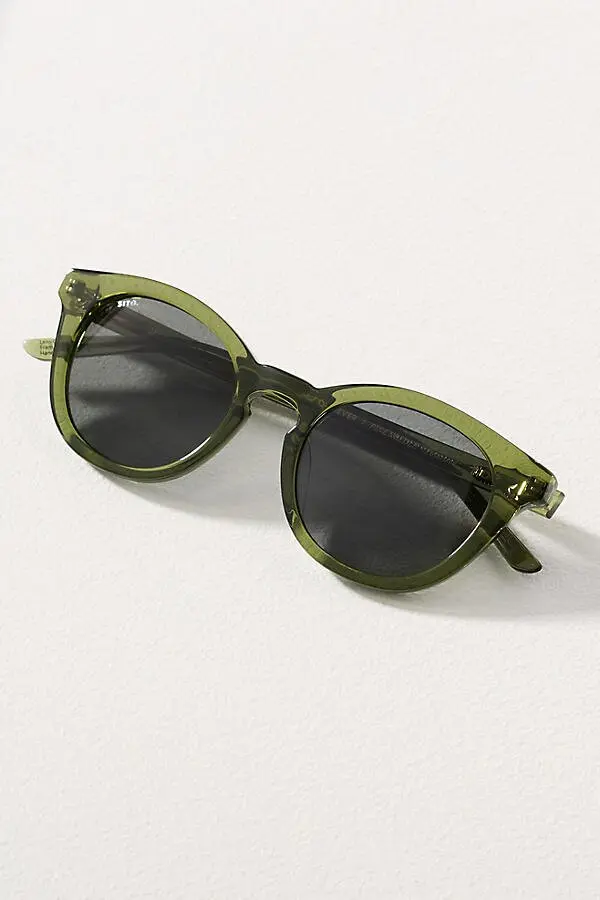 SITO SHADES Now Or Never Circle Sunglasses - Light Grey