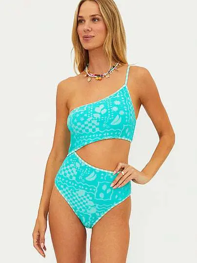 Victoria's Secret Beach Riot Liora One-piece Swimsuit - Blue