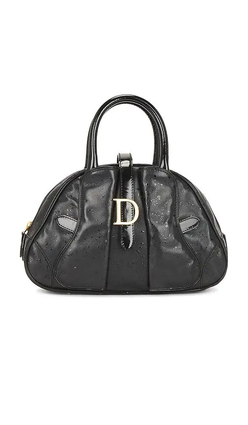 FWRD RENEW Dior Mini Double Saddle Bowler Bag