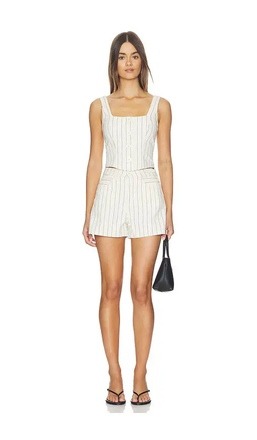 L'Agence Saga Button Front Top
