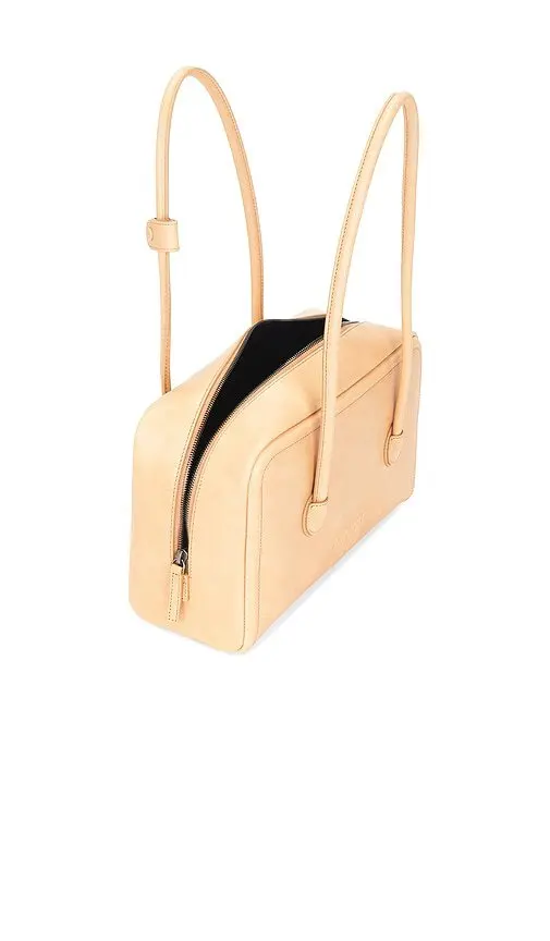 MARGESHERWOOD Soft Boston Shoulder Bag - Beige