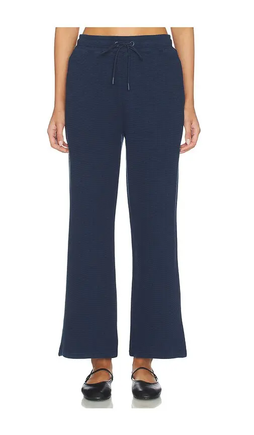 NEGATIVE UNDERWEAR Waffle Knit Cropped Track Pant