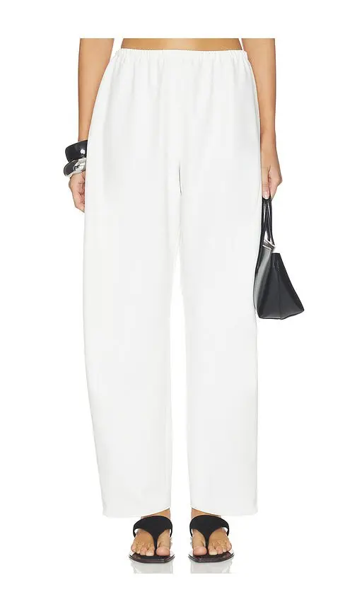 LA LIGNE Barrel Leg Colby Trousers - Ivory