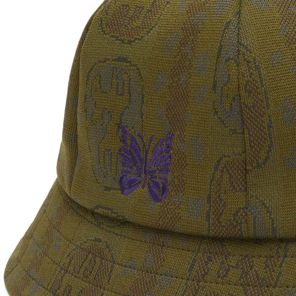Needles Jacquard Bermuda Hat - Olive