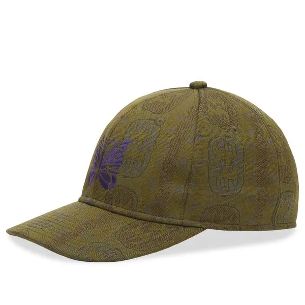 Needles Jacquard Baseball Cap - Olive