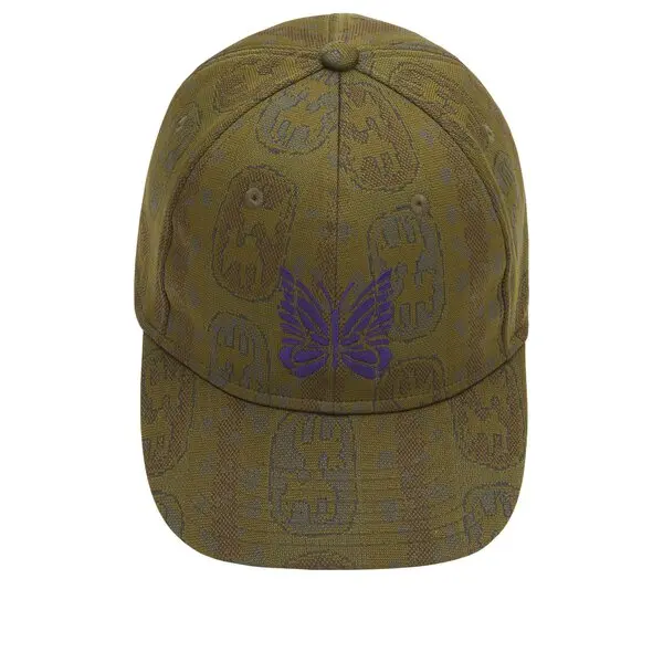 Needles Jacquard Baseball Cap - Olive