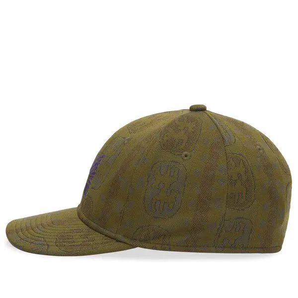 Needles Jacquard Baseball Cap - Olive